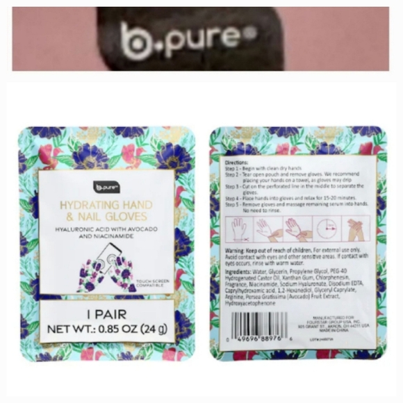 B•Pure | Skincare | 26 Bpure Hydrating Hand Nail Gloves Mask | Poshmark